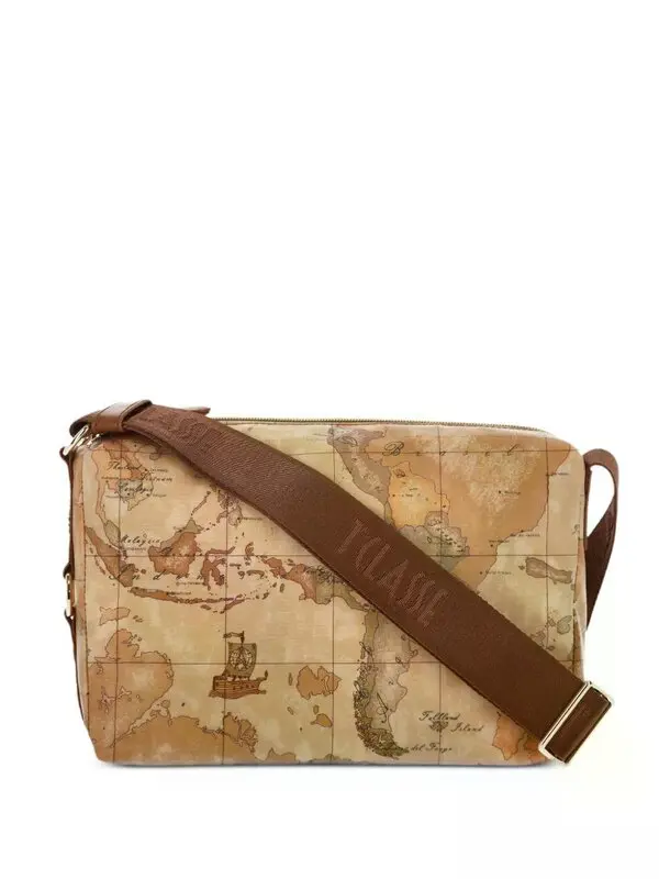 ALVIERO MARTINI 1° CLASSE Geo Classic Shoulder Bag - Neutrals
