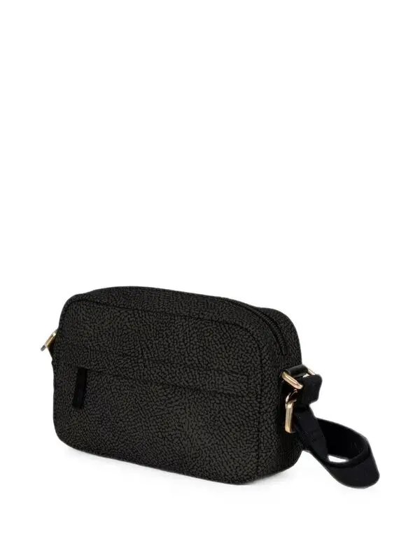 Borbonese O.p. Print Cross Body Bag - Black