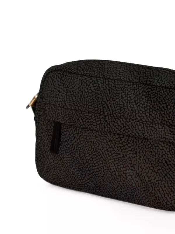 Borbonese O.p. Print Cross Body Bag - Black