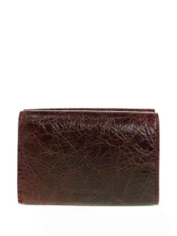 Balenciaga Le City Mini Wallet In Berry