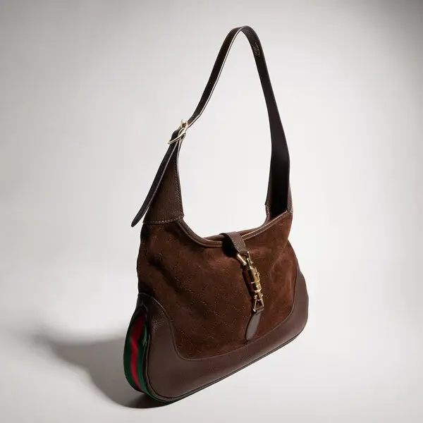 Gucci Jackie 1961 Medium Shoulder Bag Suede