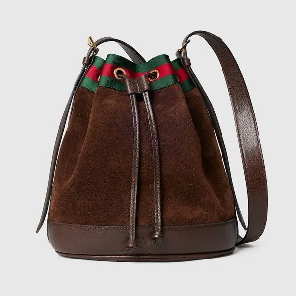 Gucci Venice Small Bucket Bag Suede