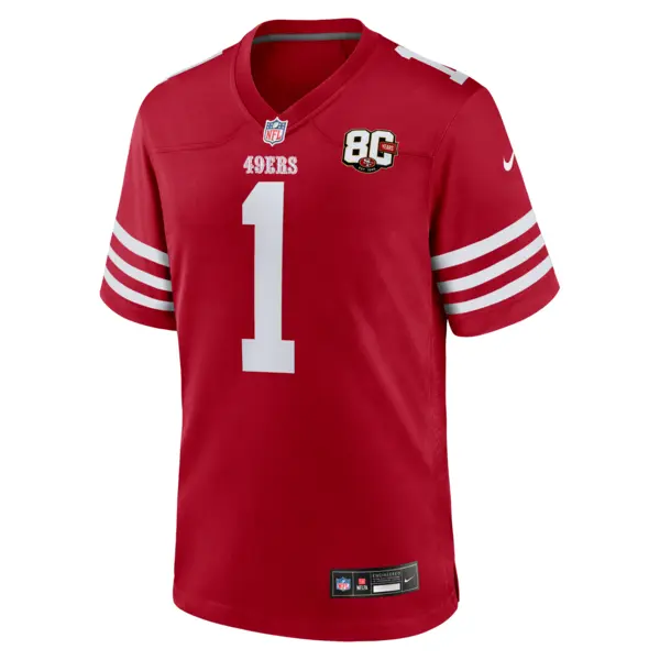 Nike Ricky Pearsall San Francisco 49ers 80th Anniversary Nfl Game Jersey - Red
