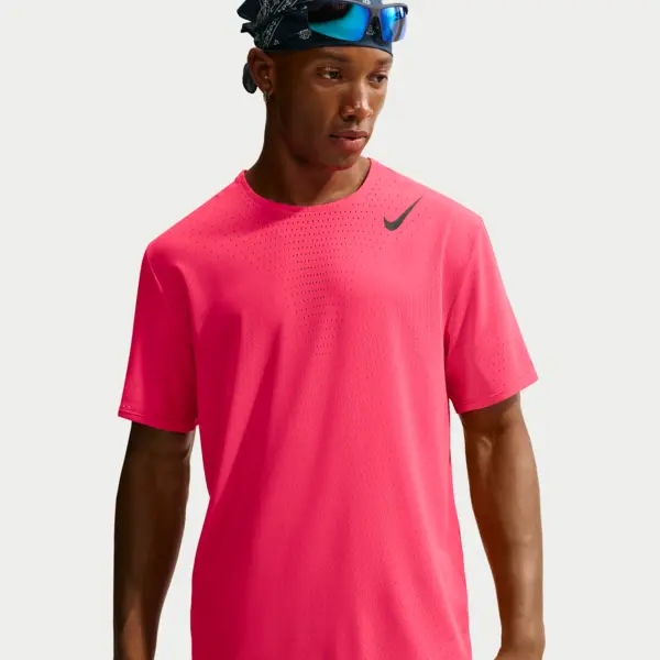 Nike Aeroswift Dri-fit Adv Short-sleeve Running Top - Red