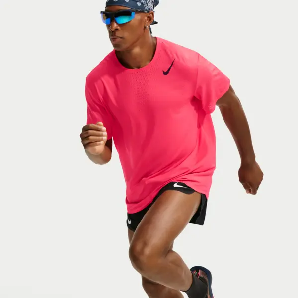 Nike Aeroswift Dri-fit Adv Short-sleeve Running Top - Red