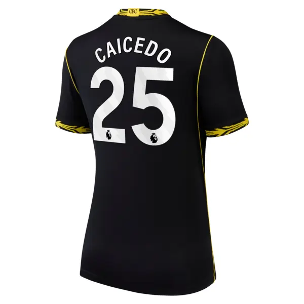 Nike Moisés Caicedo Chelsea Stadium Away Soccer Jersey - Black