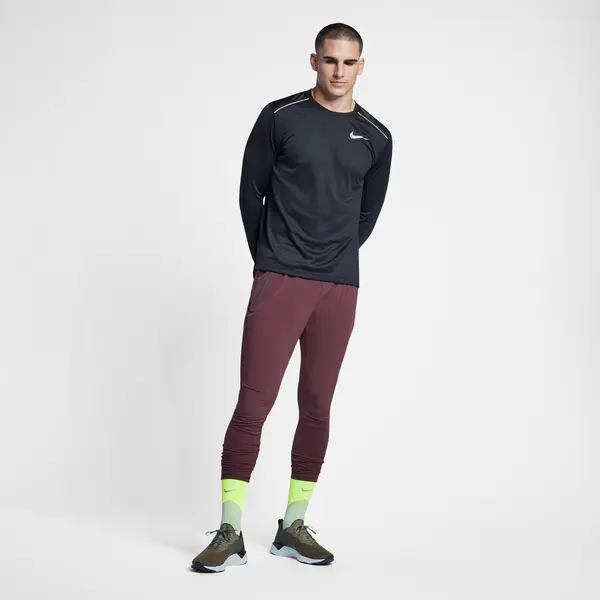 Nike Dri-fit Miler Long-sleeve Running Top