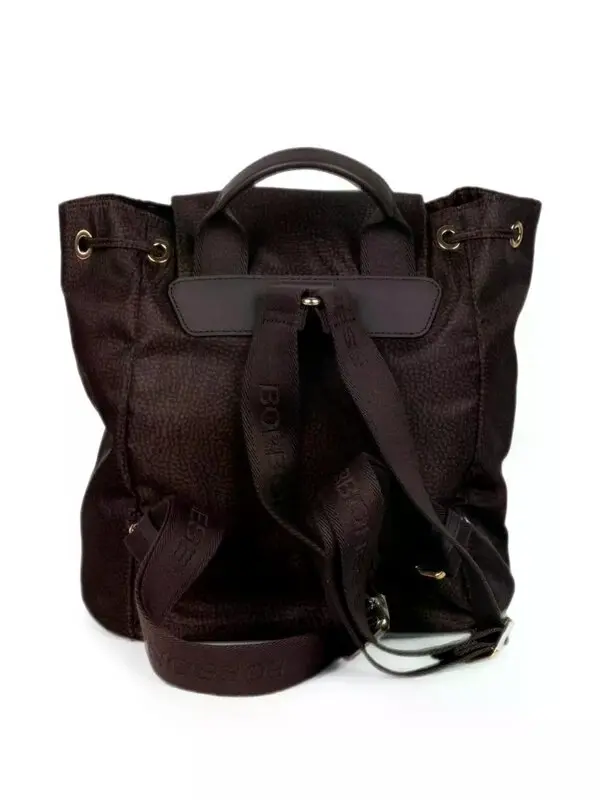Borbonese Op-print Foldover Backpack