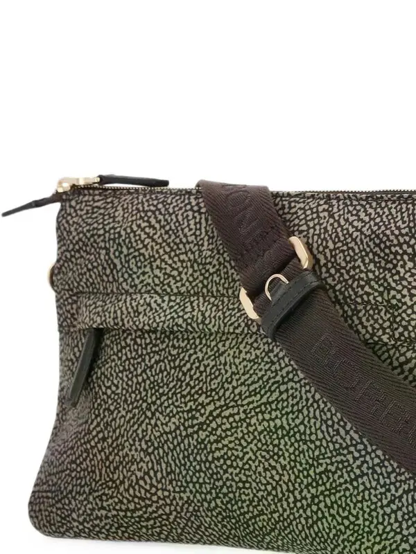 Borbonese All-over Print Cross Body Bag - Brown
