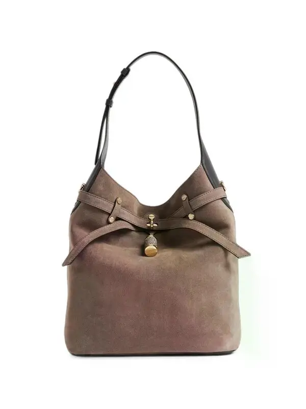 Borbonese Premiere Suede Bucket Bag