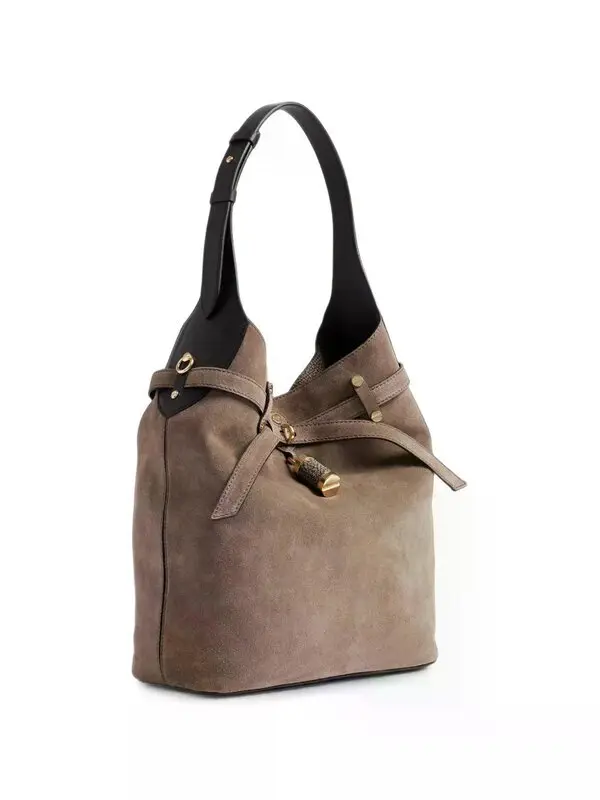 Borbonese Premiere Suede Bucket Bag