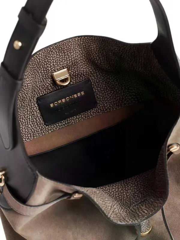 Borbonese Premiere Suede Bucket Bag