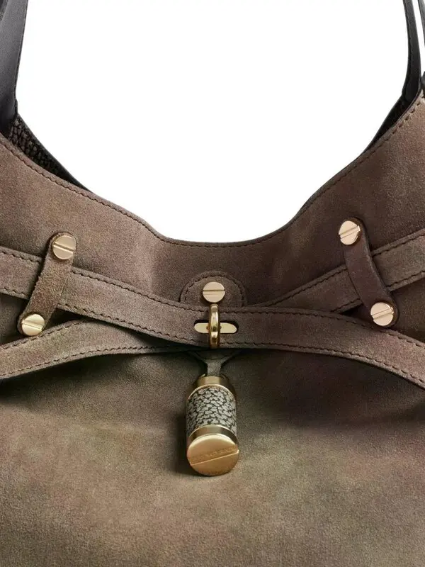 Borbonese Premiere Suede Bucket Bag