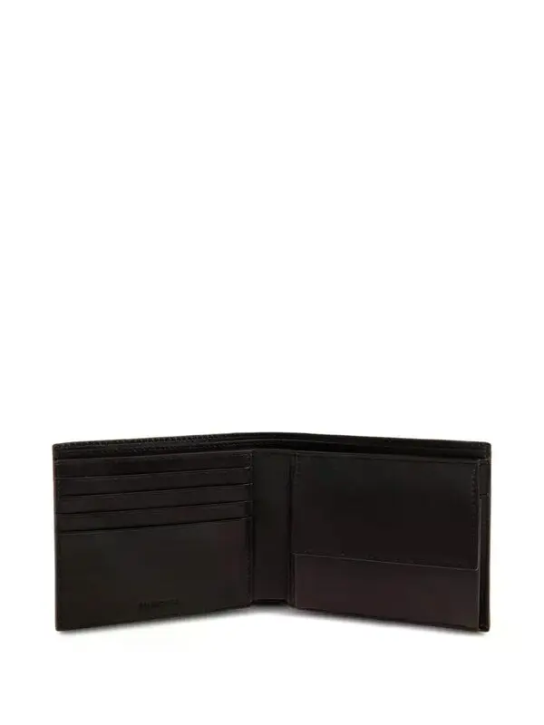 Balenciaga Credit Square Folded Coin Wallet In Caramel