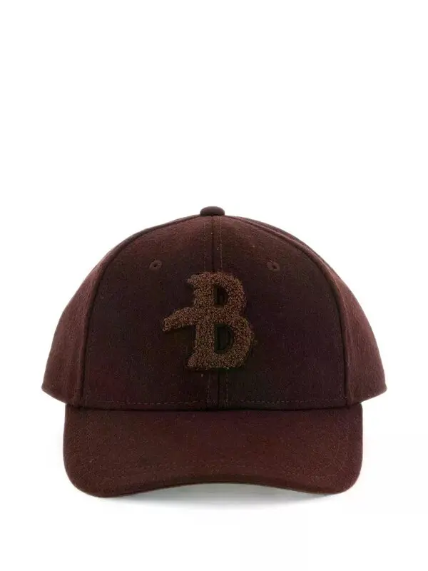 BALLANTYNE Monogram-patch Cap - Brown
