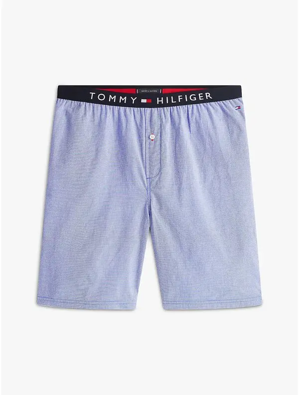Tommy Hilfiger T-shirt & Woven Short Sleep Set - Navy