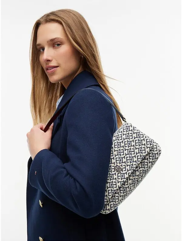 Tommy Hilfiger Jacquard Monogram Cross Body Bag