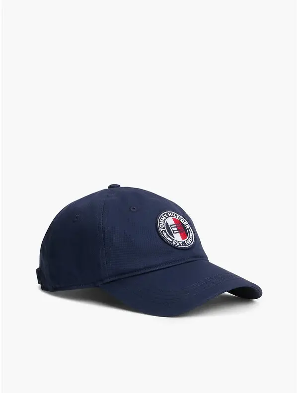 Tommy Hilfiger Circle Logo Patch Baseball Cap - Sky Captain