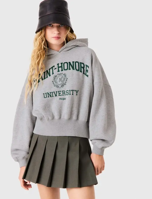 Maje Hooded Sweatshirt