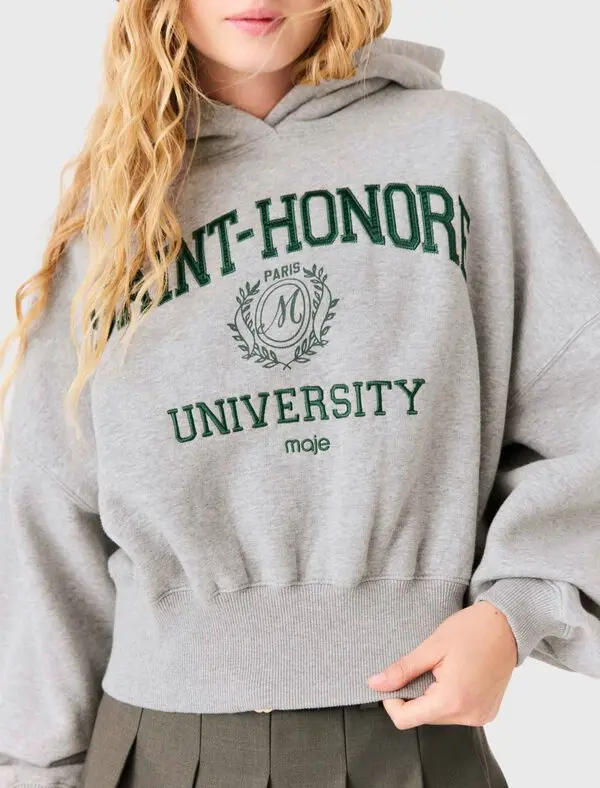 Maje Hooded Sweatshirt