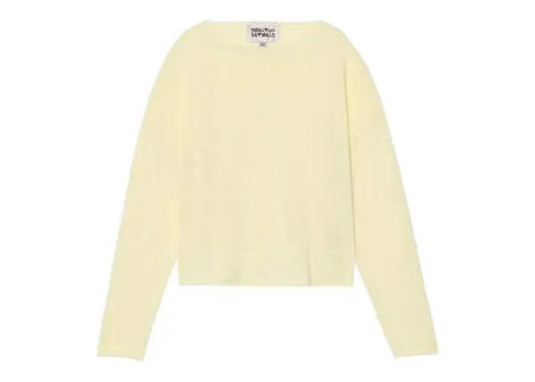 BAD BUNNY X Zara Linen Cropped Fit Jumper Sweatshirt