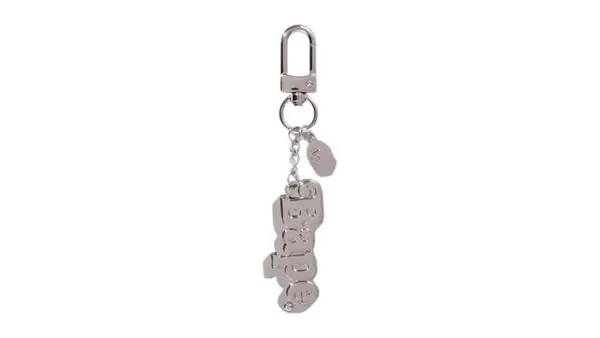 A BATHING APE Logo Metal Keychain
