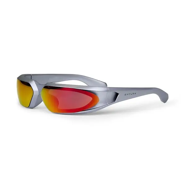 SKYLRK Glicky Gloss Sunglasses - Chrome