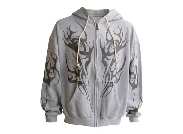 HELLSTAR Tribal Flame Hoodie