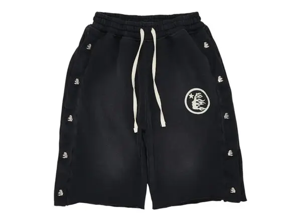 HELLSTAR Snap Shorts - Black