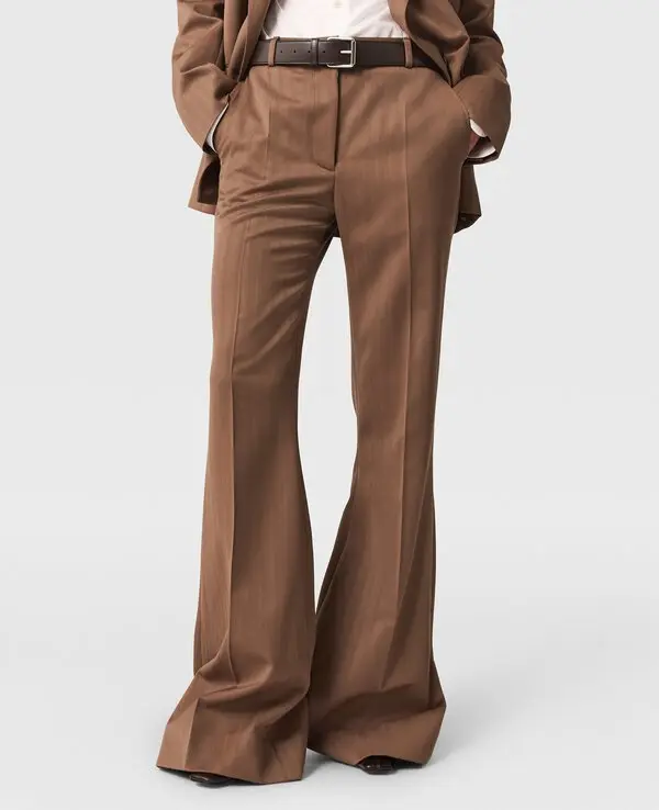 Stella McCartney Mid-rise Bootcut Trousers - Sienna