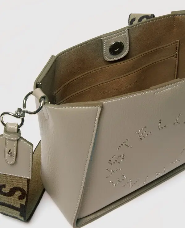 Stella McCartney Logo Square Crossbody Bag - Moss
