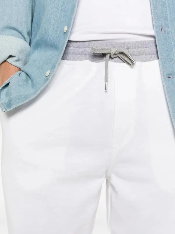 Brunello Cucinelli Cotton Drawstring Trousers