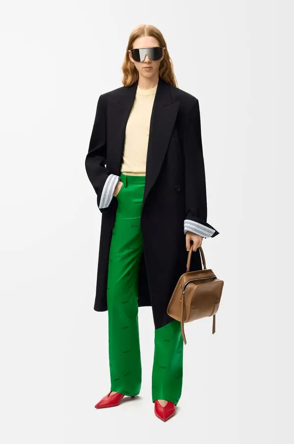 Loewe Wool Coat - Dark Navy