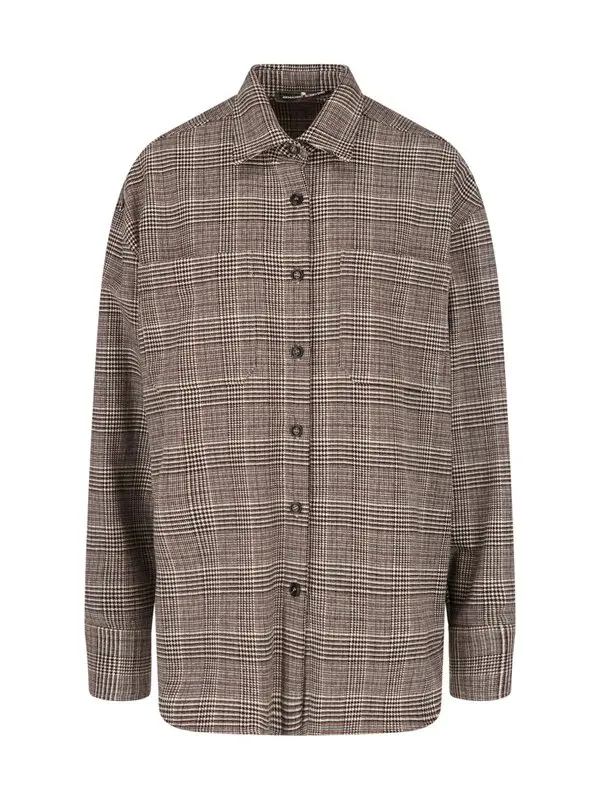Ermanno Scervino Checked Virgin Wool Shirt