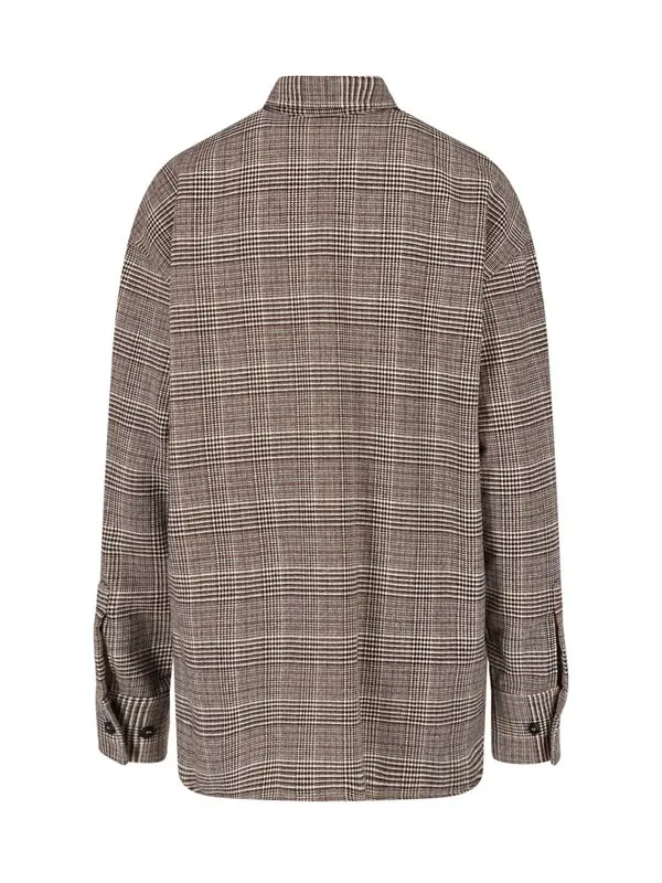 Ermanno Scervino Checked Virgin Wool Shirt