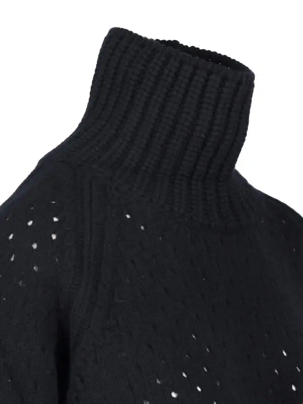 Ermanno Scervino Lace Cashmere Cardigan