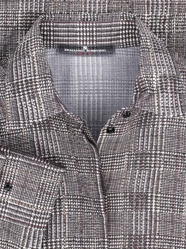 Ermanno Scervino Checkered Viscose Shirt