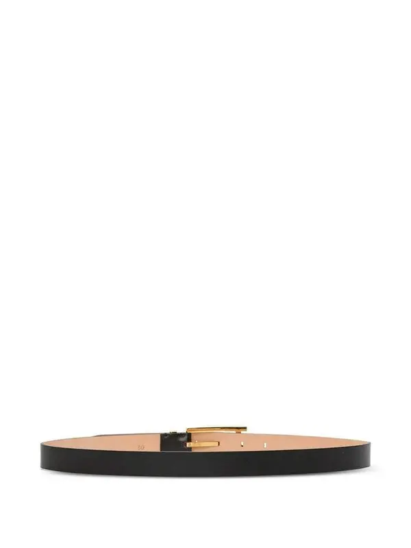 Victoria Beckham Dorian Buckle Leather Belt