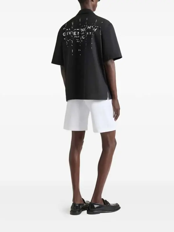 Givenchy Logo-print Short-sleeve Shirt