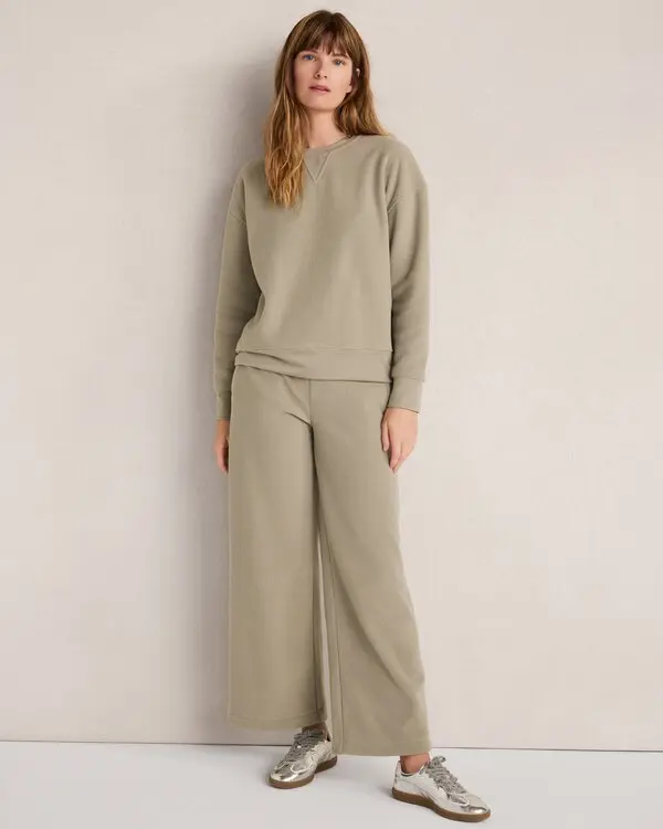 HAVEN WELL WITHIN Brushed Terry Crewneck Pullover