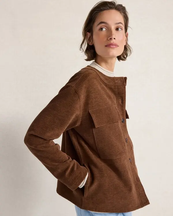 HAVEN WELL WITHIN Plush Velveteen Jacket