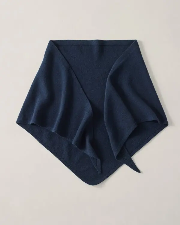 HAVEN WELL WITHIN Cashmere Oversized Triangle Scarf - Nightfall