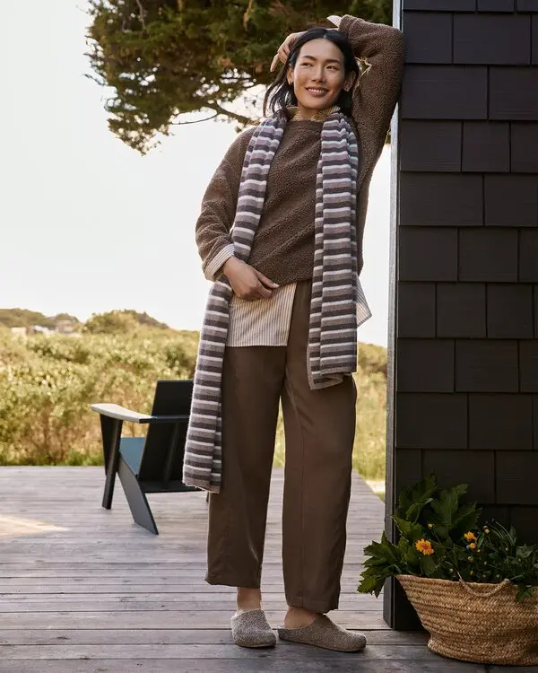 HAVEN WELL WITHIN Drapey Twill Tapered Leg Pants