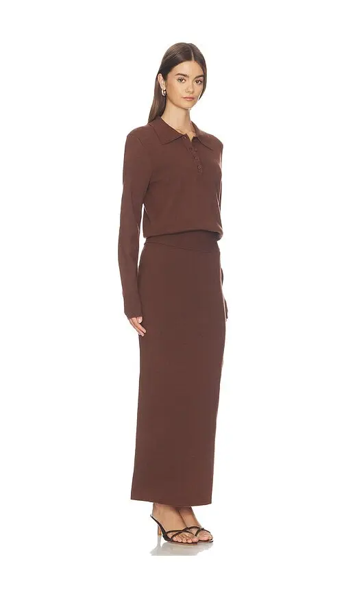 ALL THE WAYS Emahlee Knit Maxi Skirt Set