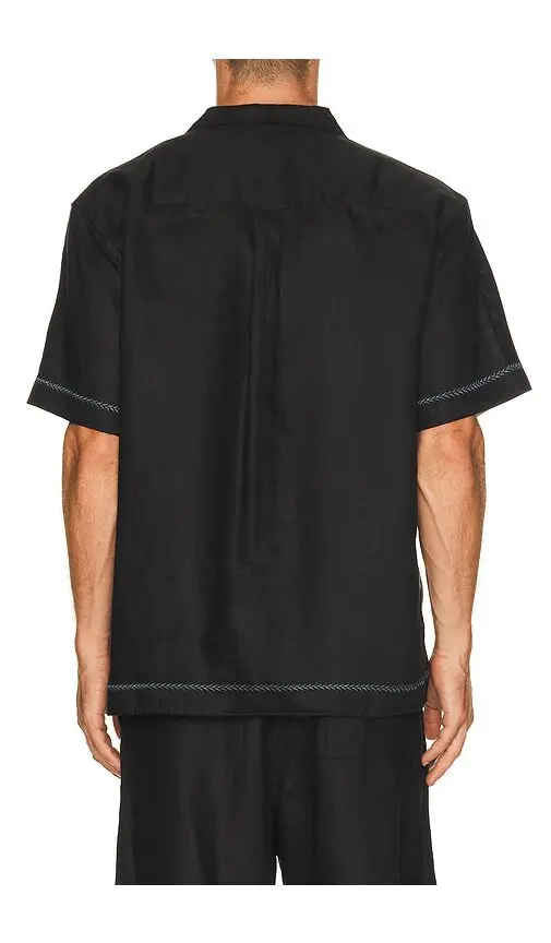 TRIBE AND TRUE Pablo Shirt In Black