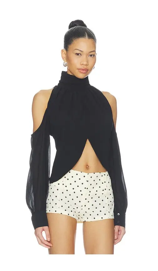MORE TO COME Chiara Cold Shoulder Blouse