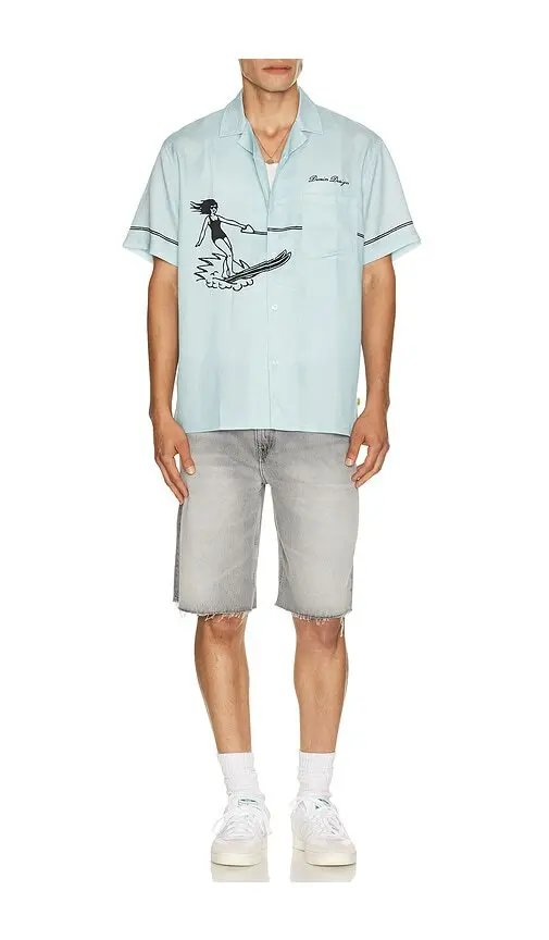 DUVIN DESIGN Ski Buttonup - Blue