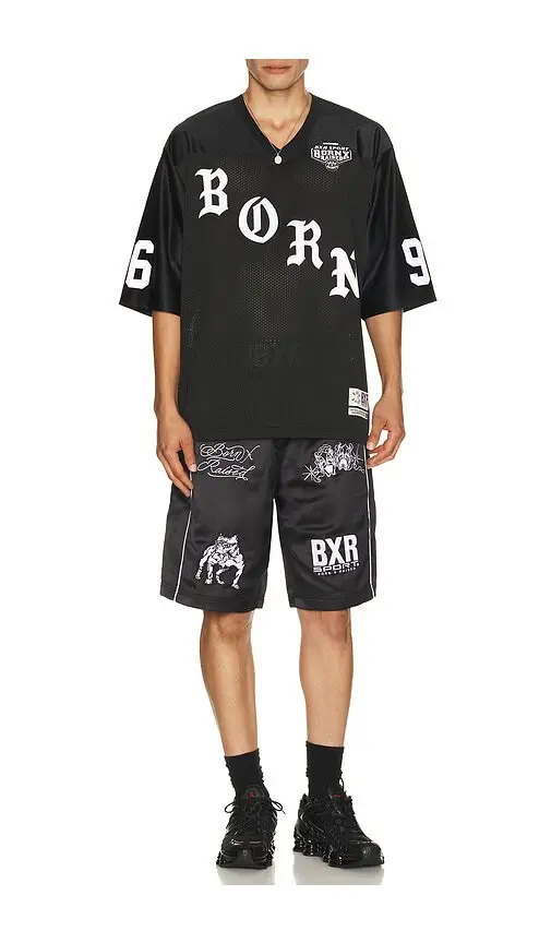 BORN X RAISED Paranoia Football Jersey