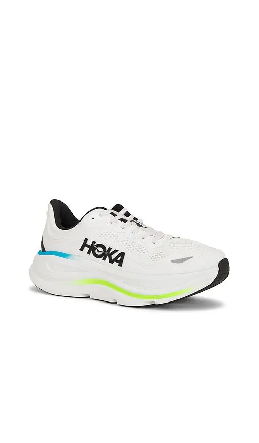 HOKA® Bondi Sneaker - Frost & Black