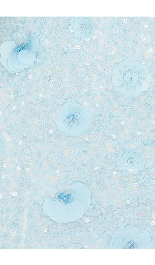 LOVERS AND FRIENDS Sequin Mini Dress - Light Blue